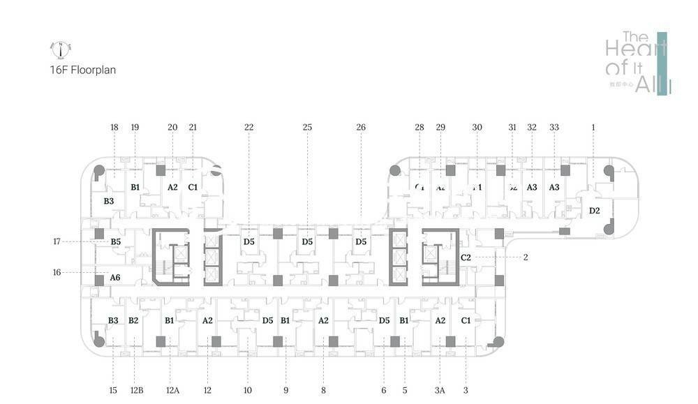 Le Condé BKK1 | Three Bedrooms Type D - in Phnom Penh | FazWaz-KH.com